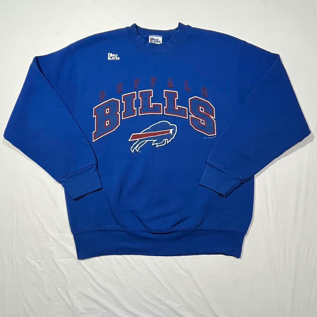 Buffalo Bills Vintage Men's Crewneck Sweatshirt Size... - Depop