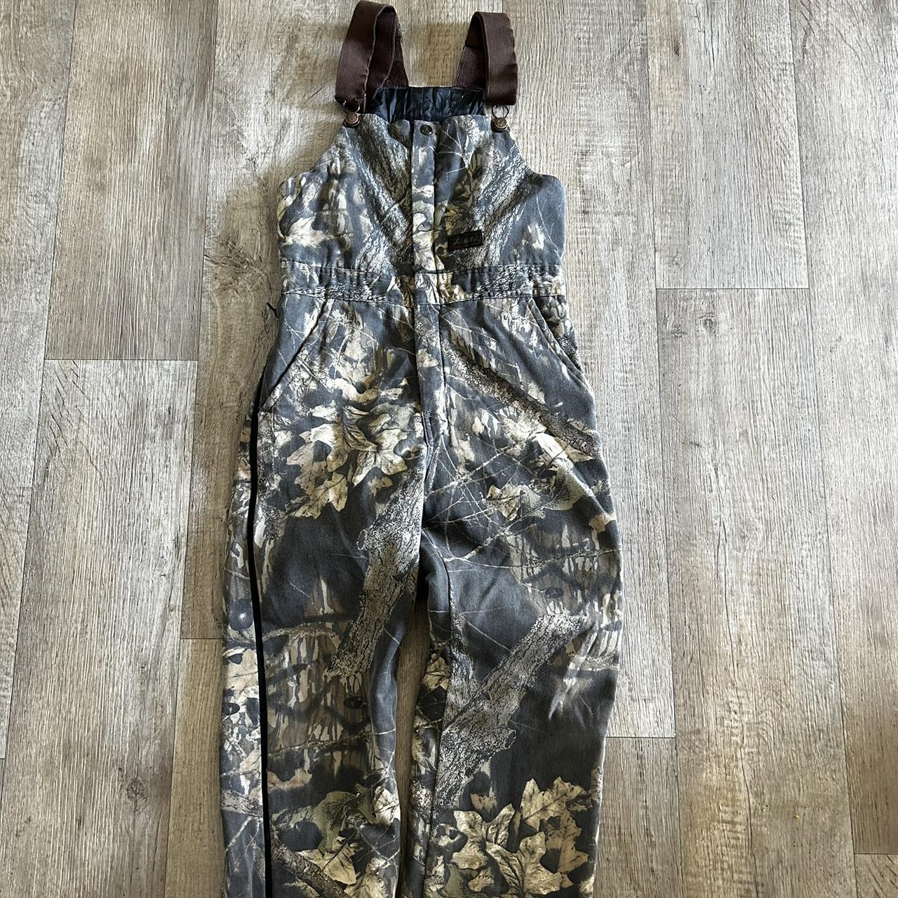 Mossy Oak camo overalls/ Liberty Bib insulated Pant... - Depop