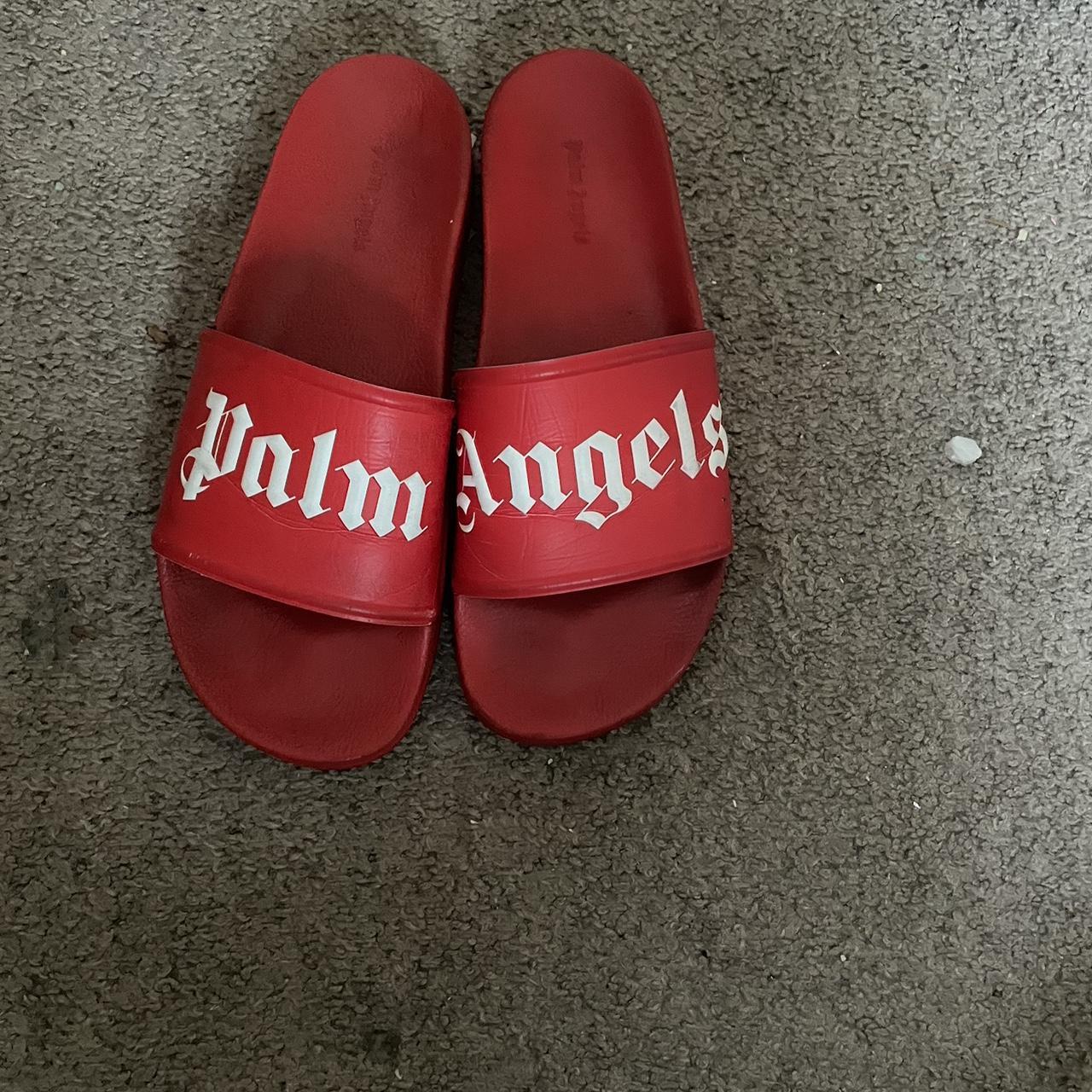 Palm Angels Pool Slides - Depop