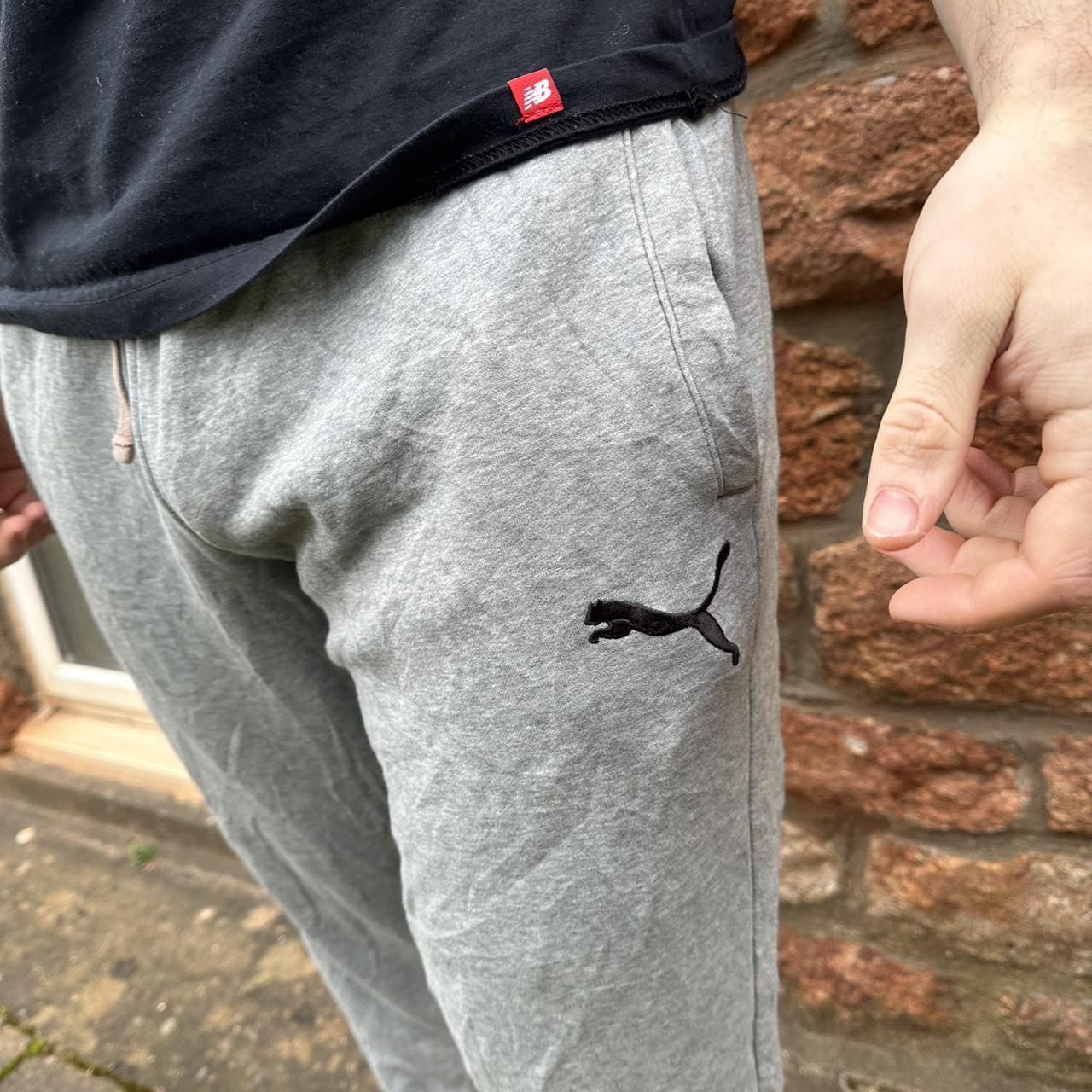⚡️ puma grey wide leg oversized baggy joggers ⚡️ ⚡️... - Depop