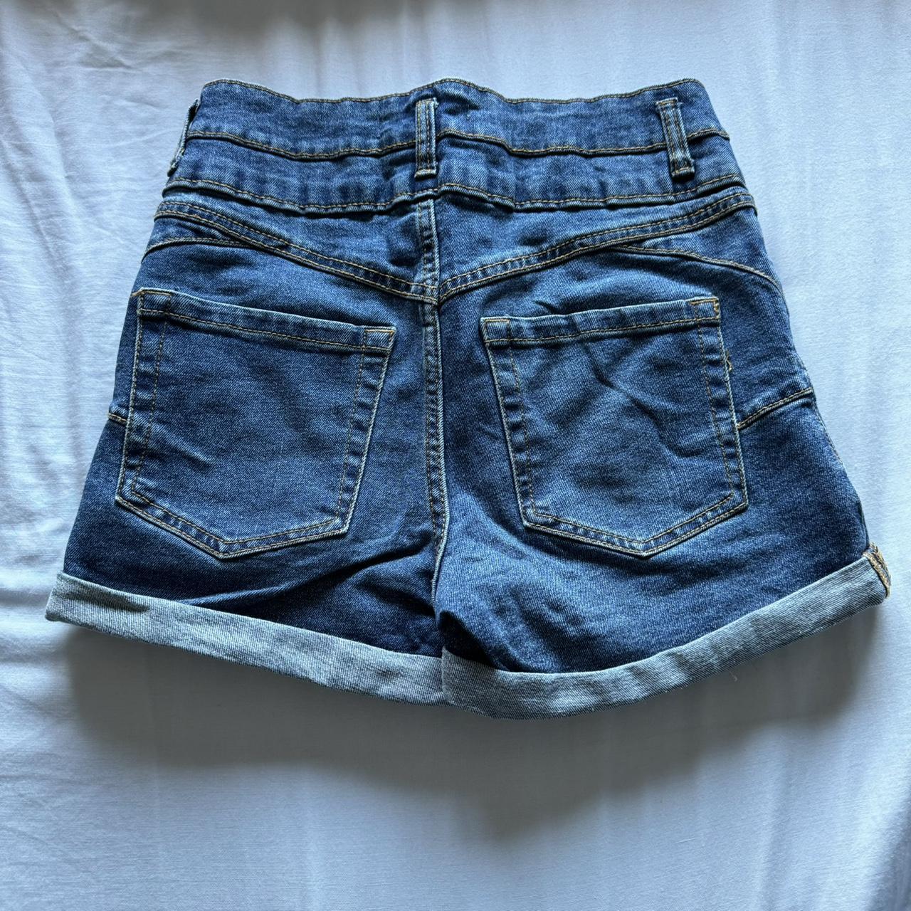 New Look Lift & Shape size 6 denim shorts. Like... - Depop