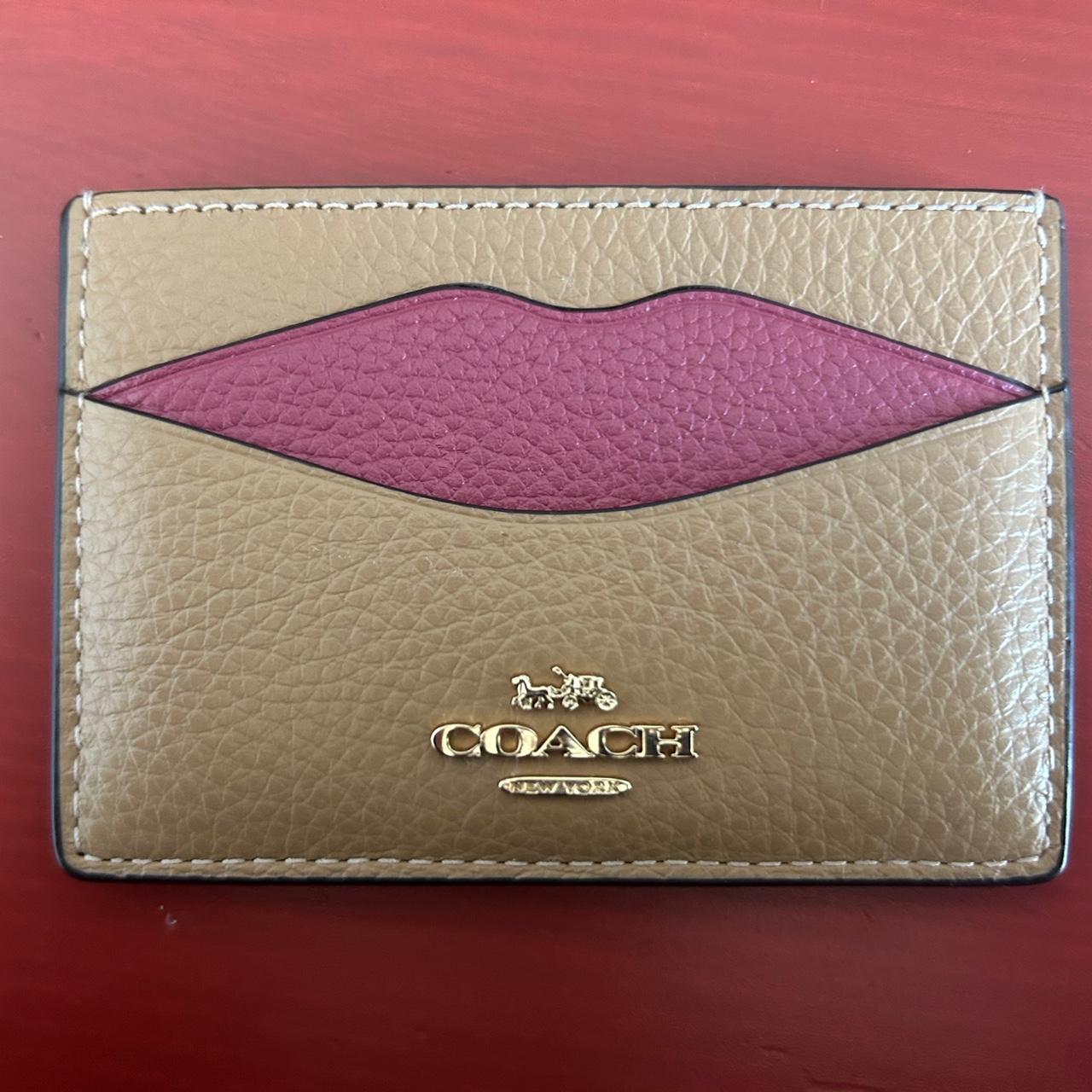 Coach lip card holder! Practically brand new and... | Depop