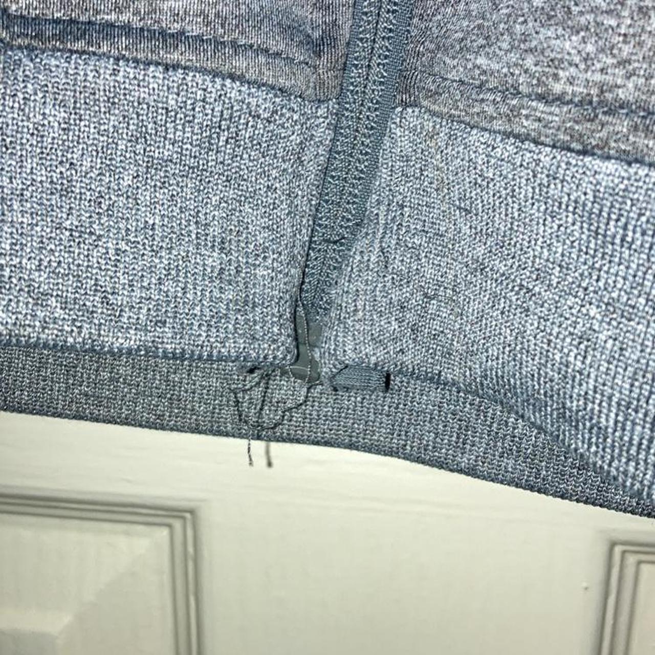 Boys moncler hoodie Small rip next to the zip as... - Depop