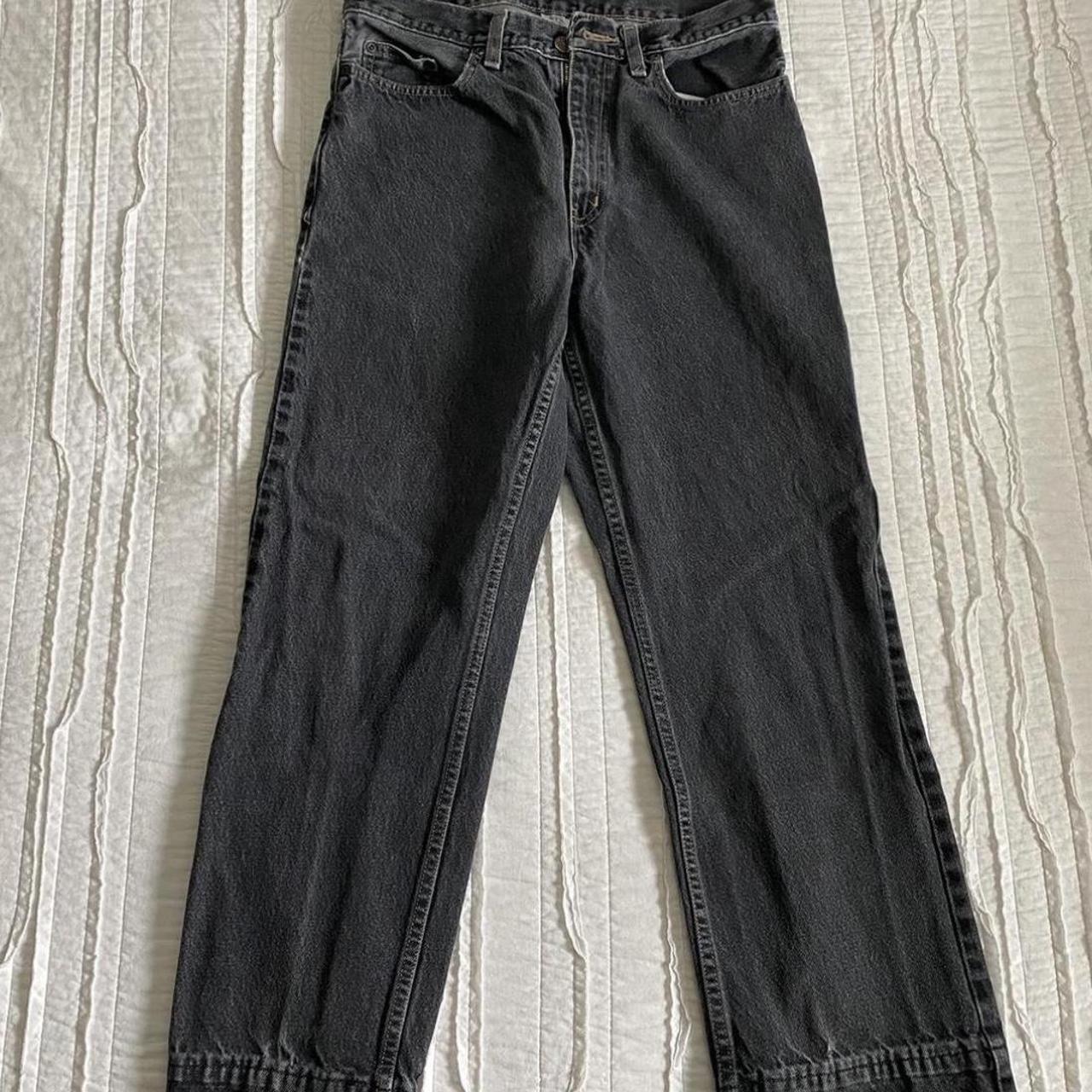 Faded Glory Men's Black and Grey Jeans | Depop