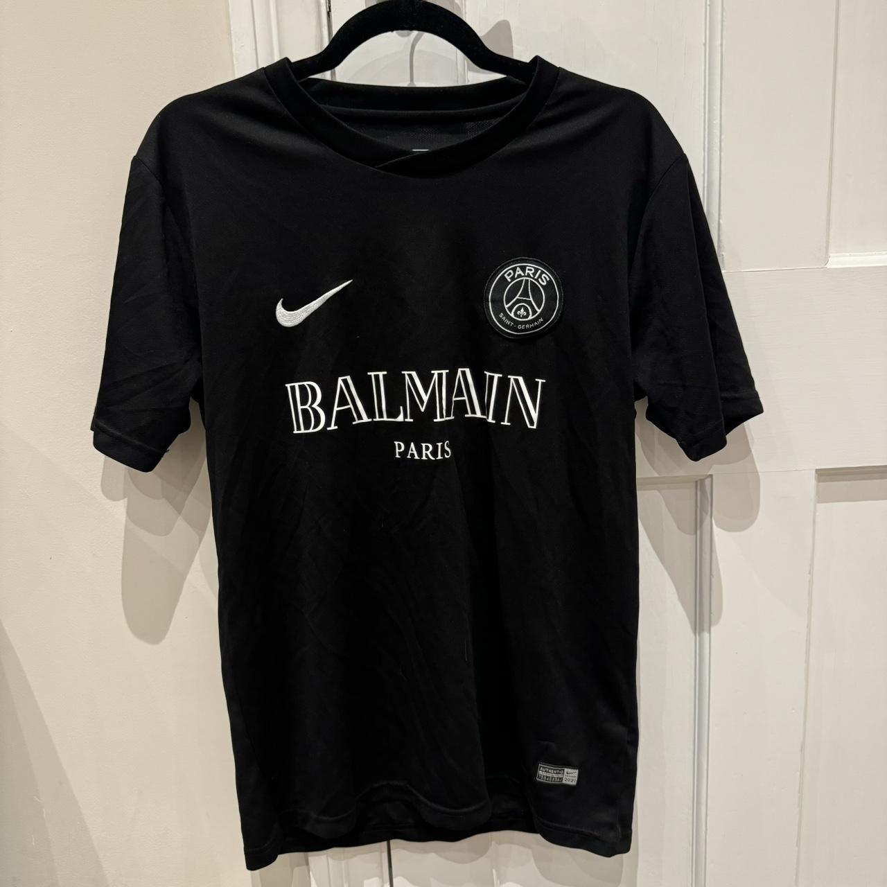 Nike Balmain PSG football shirt S #psg #balmain... - Depop