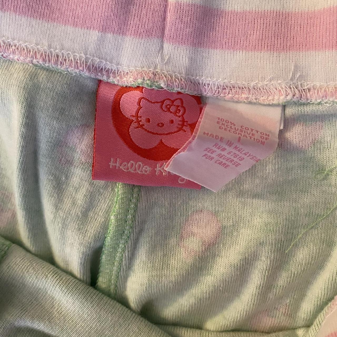 Green Hello Kitty Pajama Pants these pants are soo... - Depop