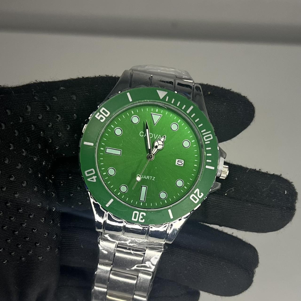 Mens green dial luxury watch brand new with... - Depop