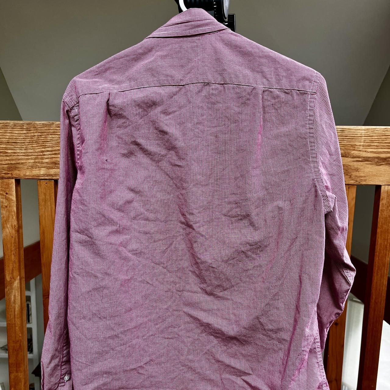 J. Crew Men’s Slim Washed Red Shirt 100% cotton - Depop