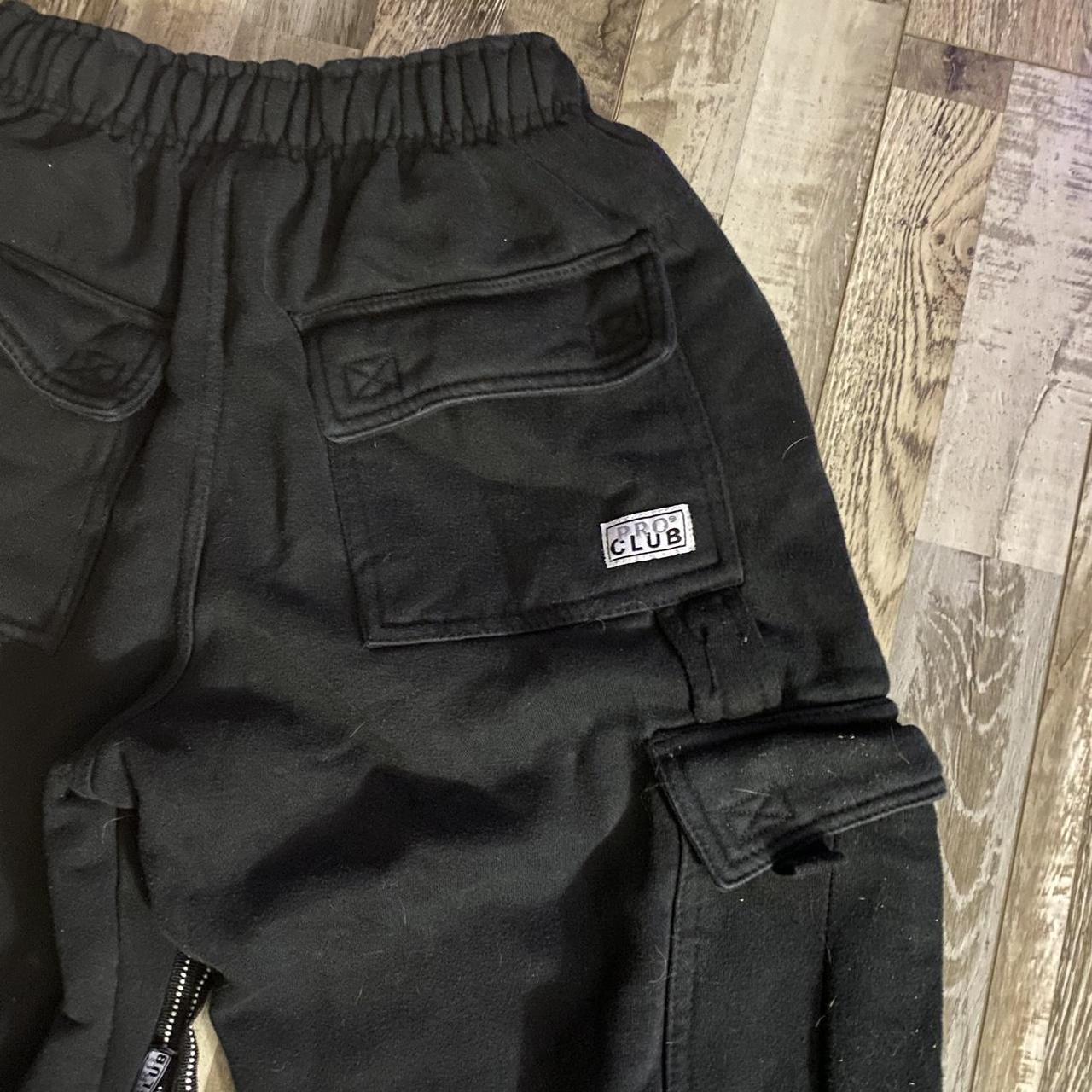 Black pro club heavy weight sweats - Depop