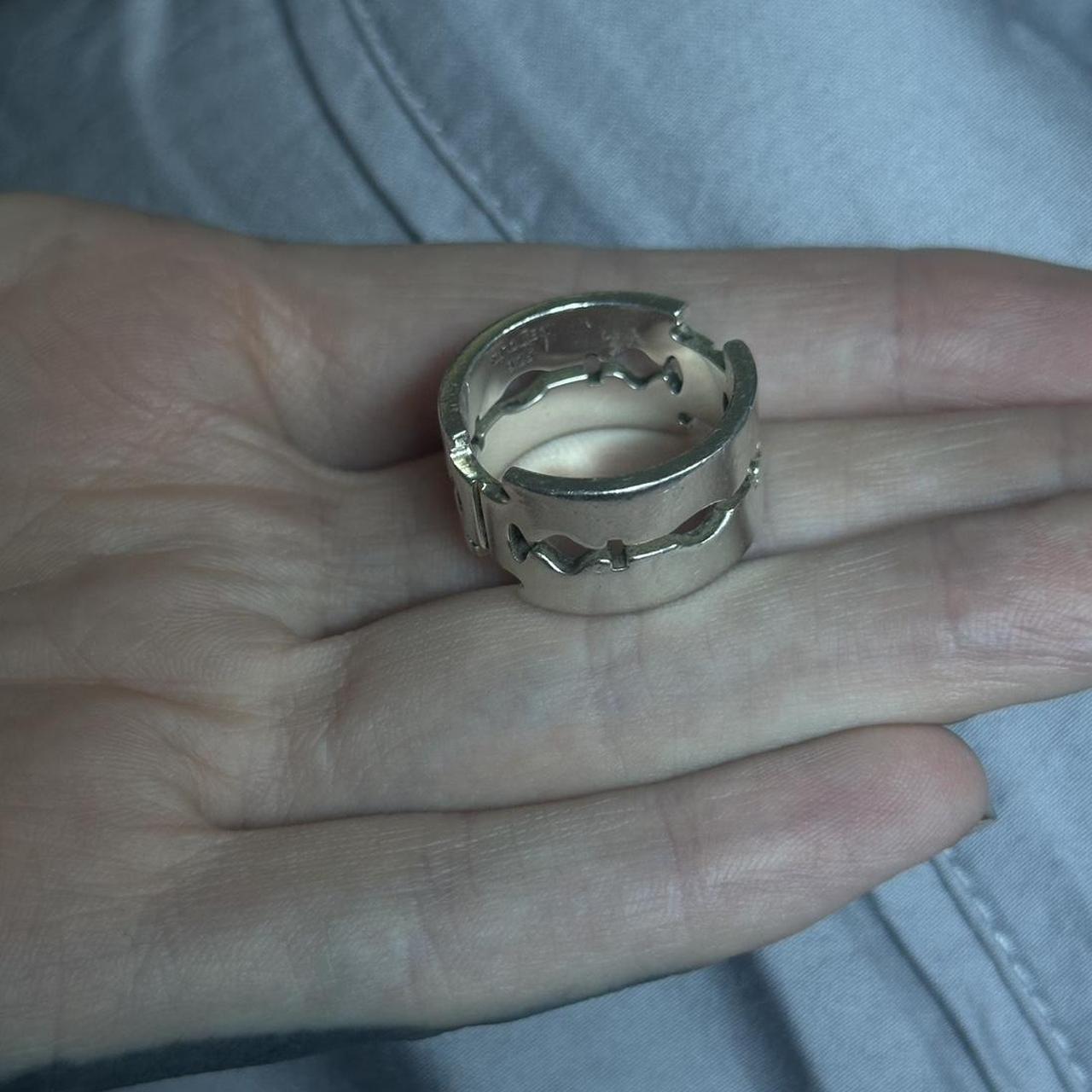 Stolen Girlfriends Club Razor Ring sterling silver... | Depop