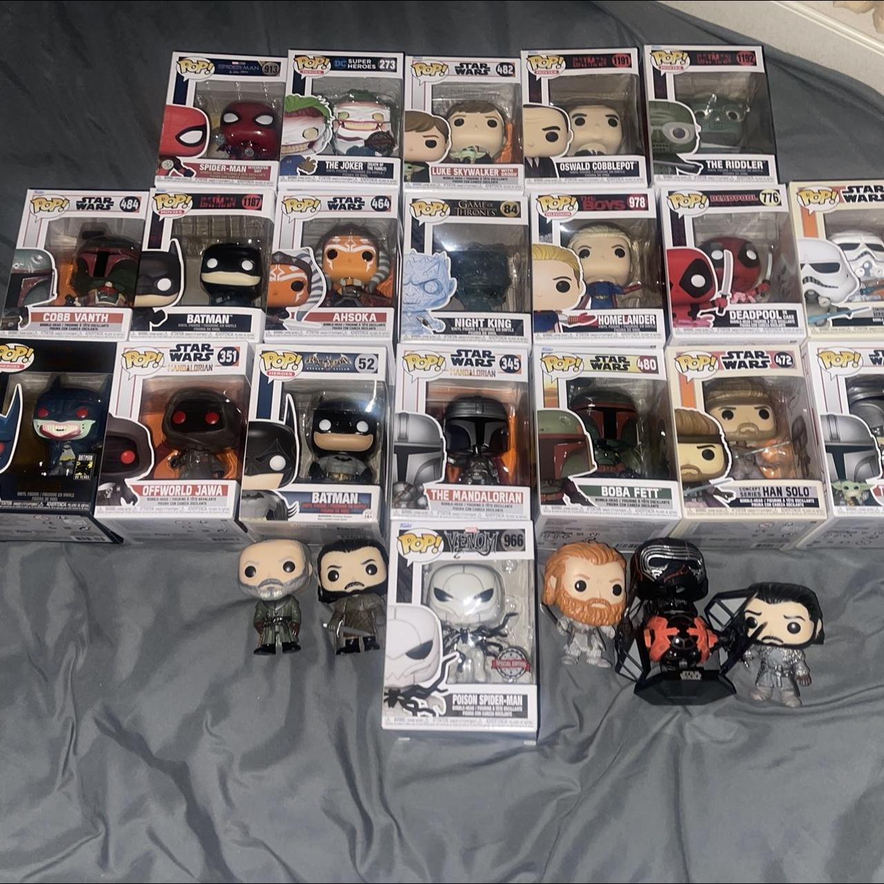 MYSTERY POP BOX 4 BOXED POPS 1 UNBOXED POP... - Depop