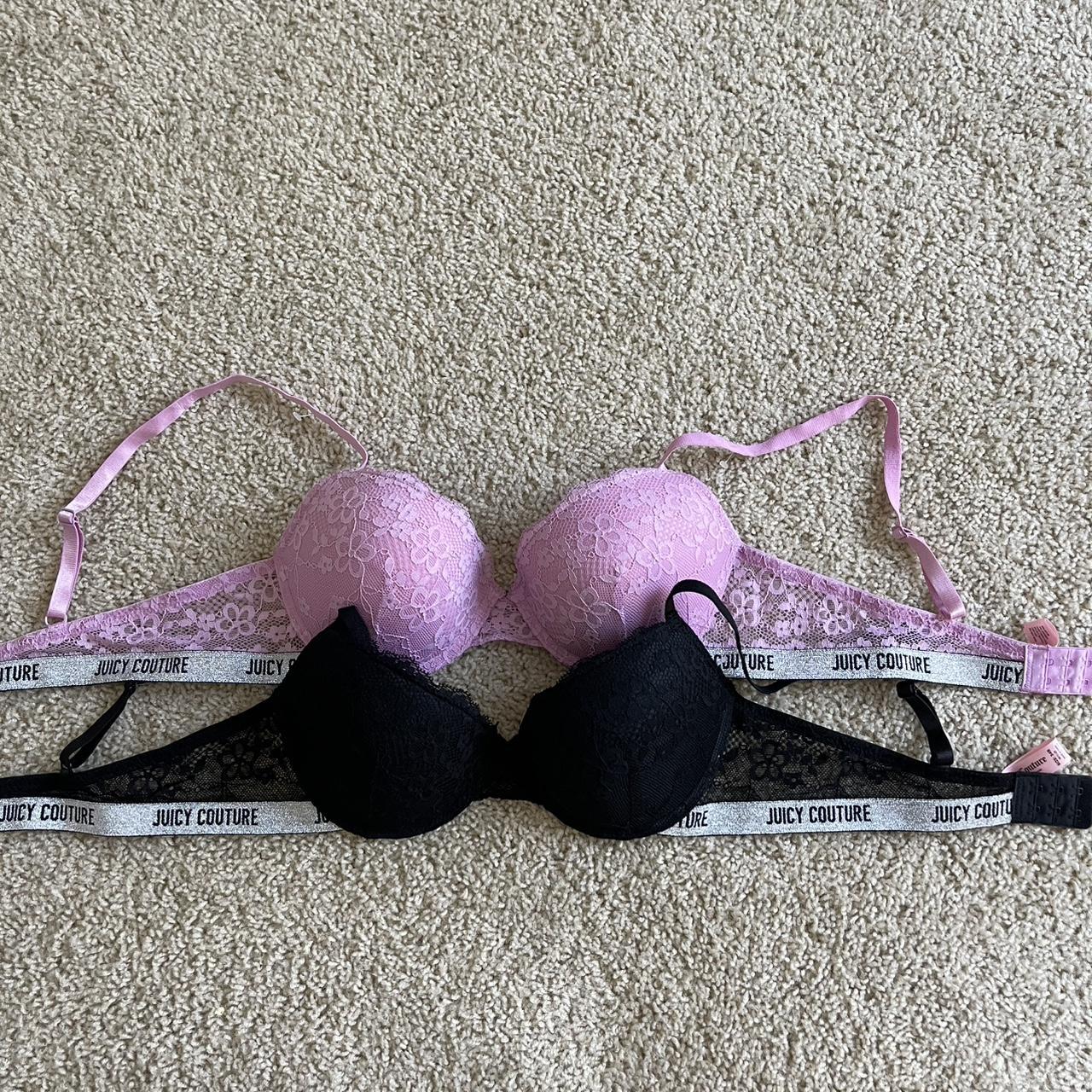 juicy couture bras set rarely worn size 34b | Depop