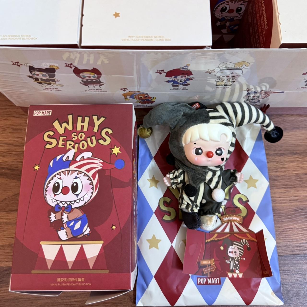 AUTHENTIC WHY SO SERIOUS SERIES Vinyl Plush Pendant... | Depop