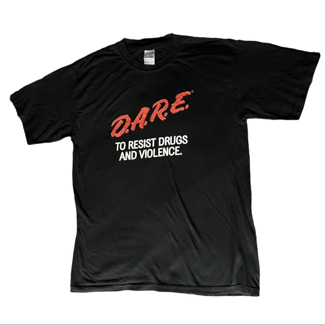 1990’s Vintage DARE T-shirt SZ L Black #dare... - Depop