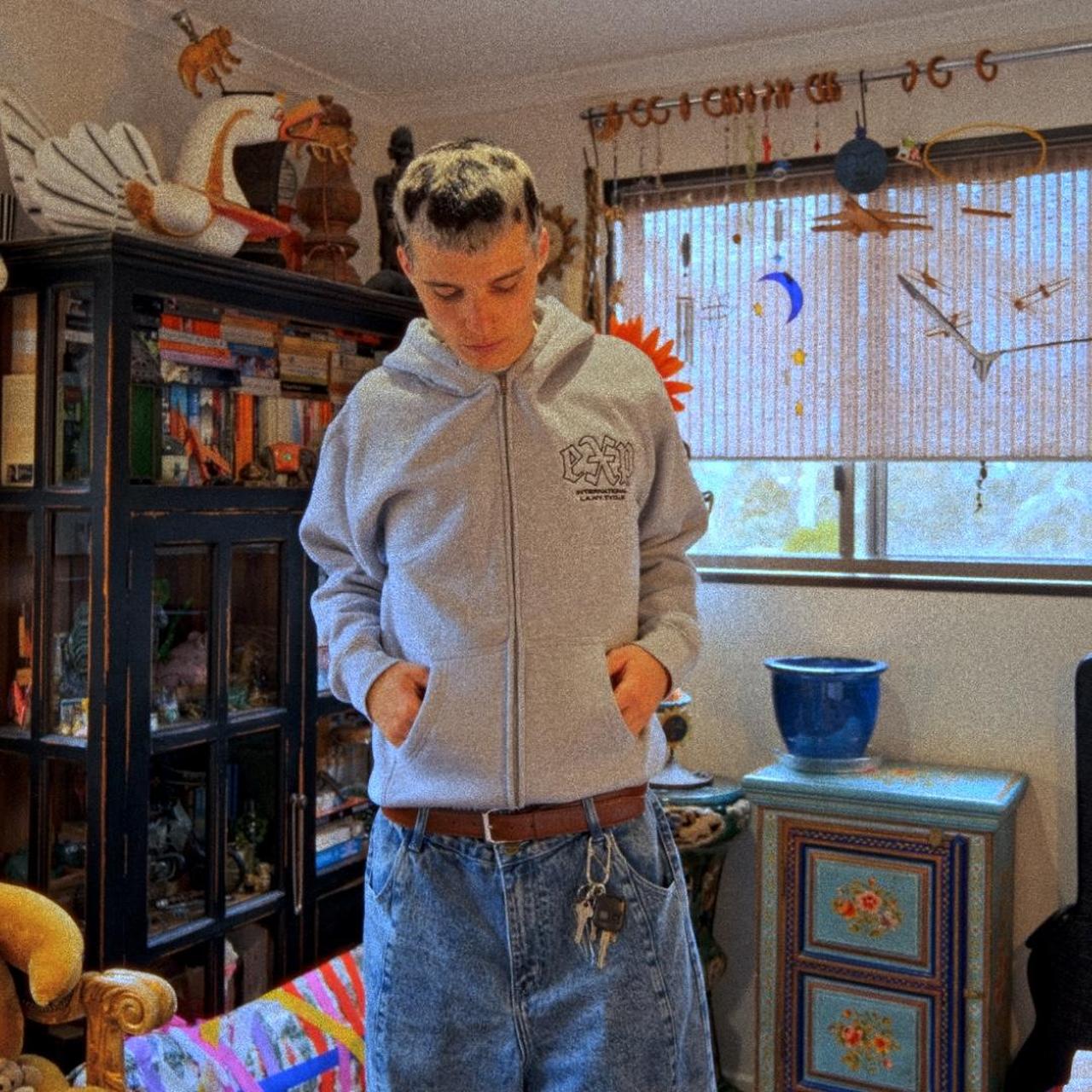 Erased Project Embroidered zip up. Sick piece,... - Depop