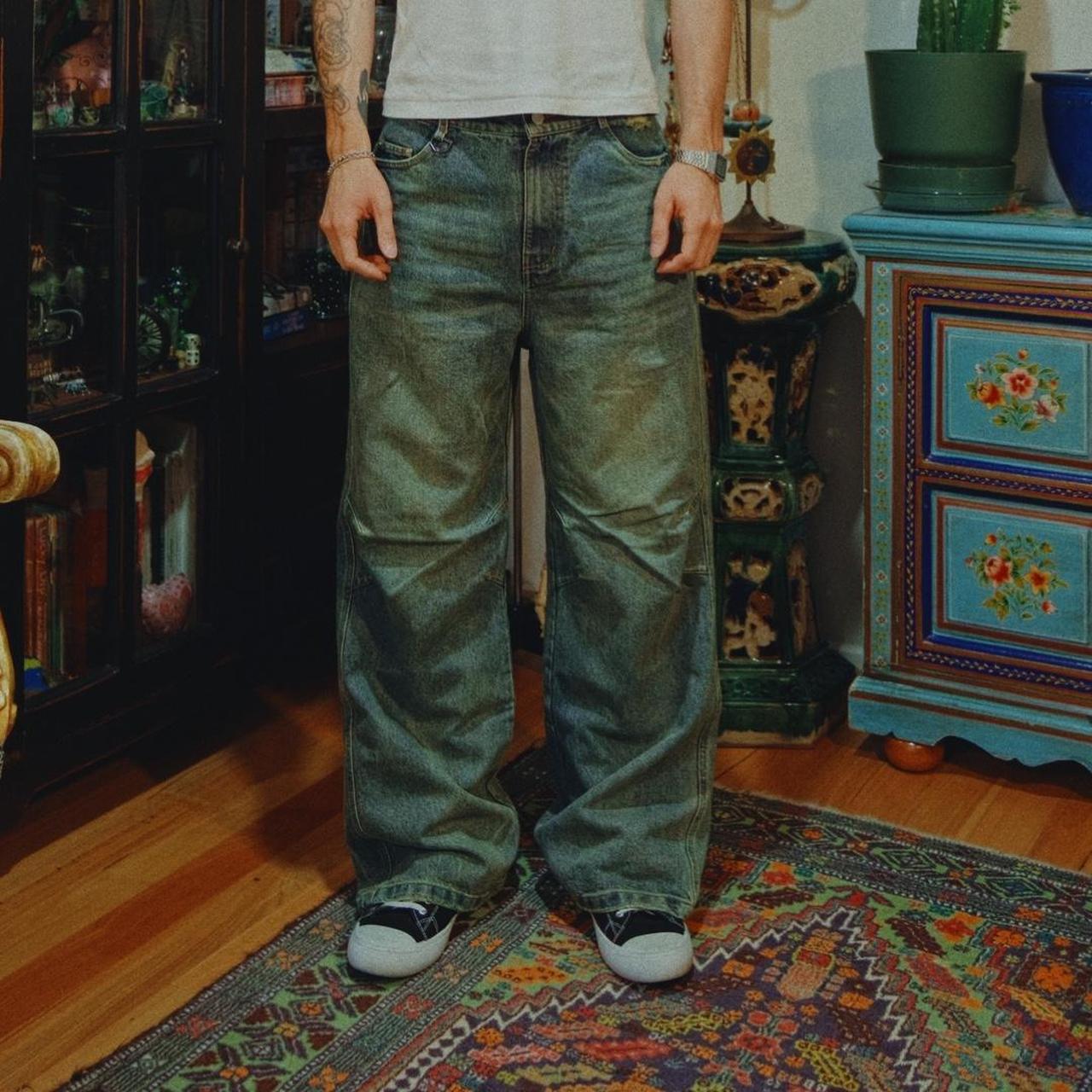 Ditch La Denim. Distressed denim in this cool... - Depop