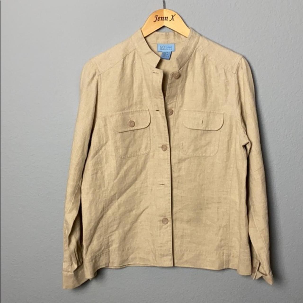 SoBlue Sigurd Olsen Natural Beige Linen... - Depop