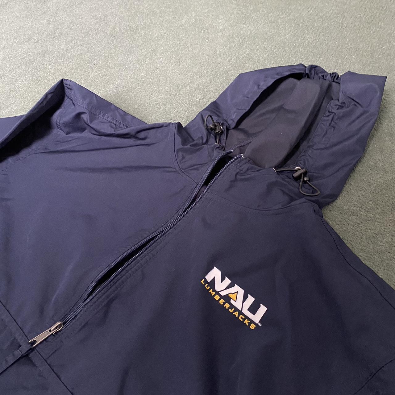NAU Champion rain jacket windbreaker, men’s medium.... - Depop