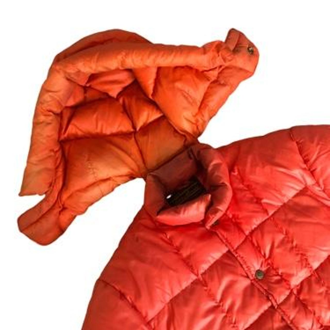 Eddie Bauer Men's Orange Coat | Depop