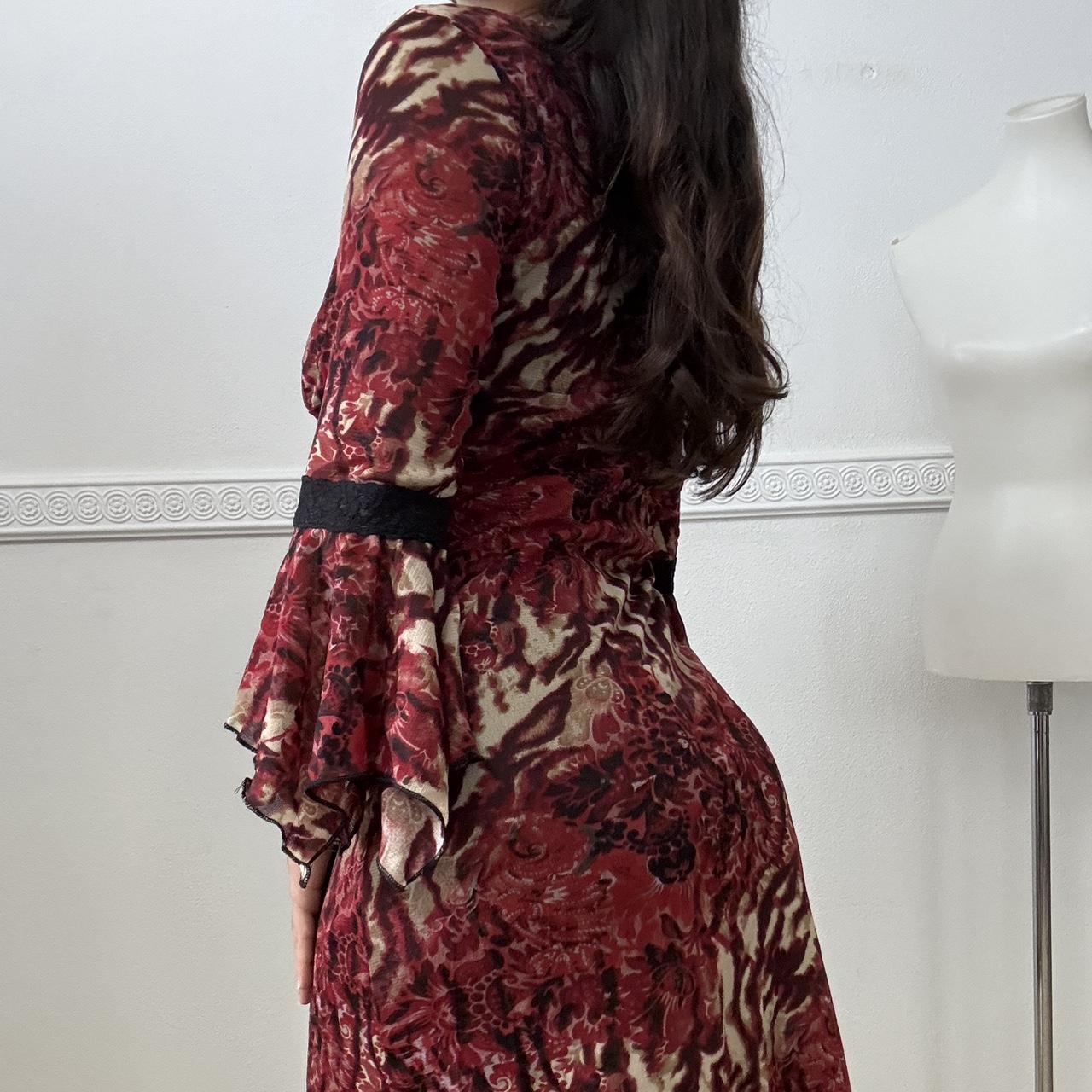 Vintage Y2k Charlotte Russe micro mesh dress -Size... - Depop