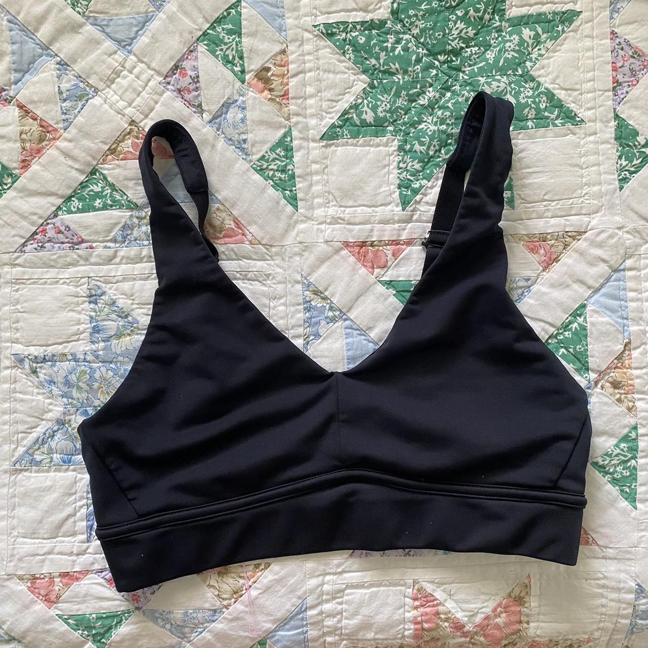 Fabletics M Black Athleisure Bra - Depop