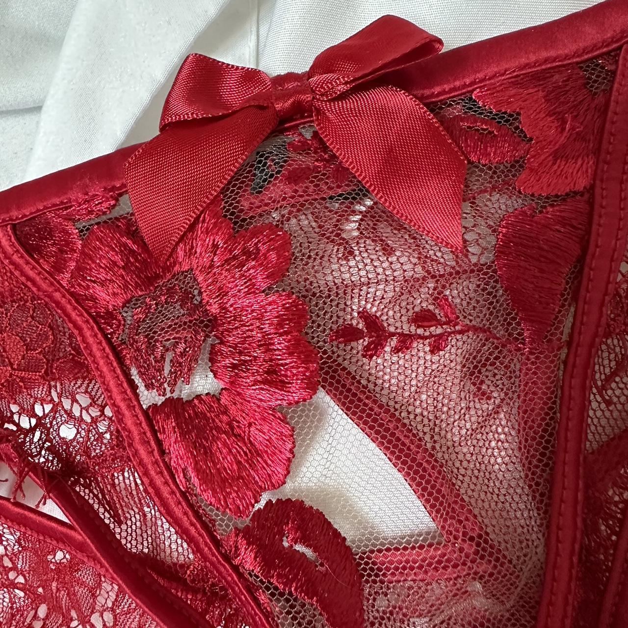 Red honey Birdette panties size M - Depop