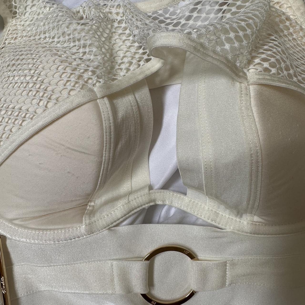 Honey Birdette bra size 32DD. Only worn a couple times - Depop