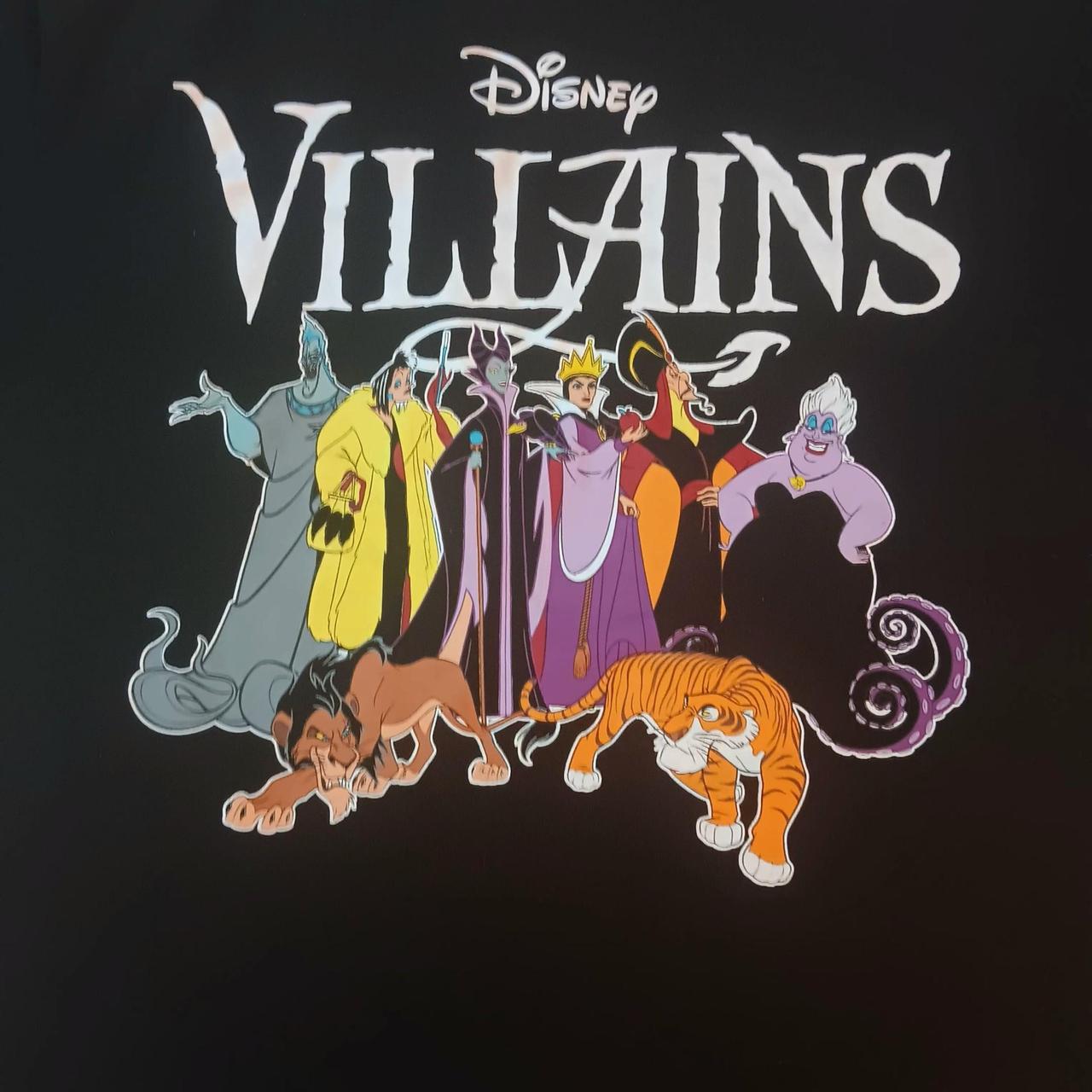 Disney Villains Graphic T-shirt. Size L Length... | Depop