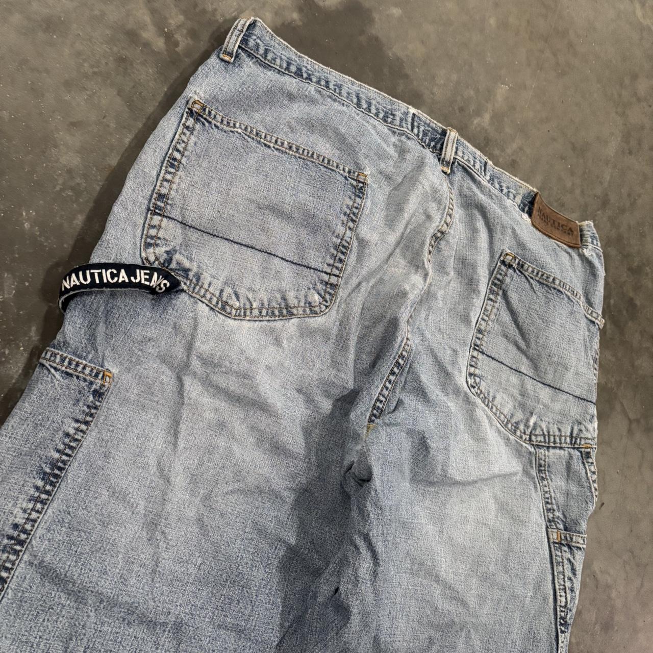 -90’s Baggy Nautica Carpenter Denim Jeans -Nice... - Depop