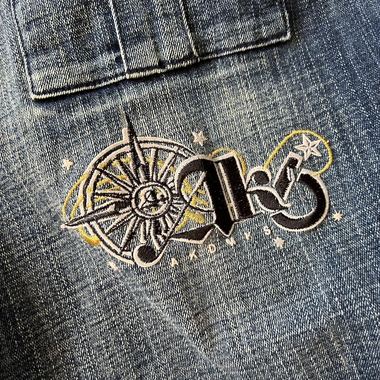 Akademiks Jeanius Bootcut Jeans Size 32 Snap Pockets... - Depop