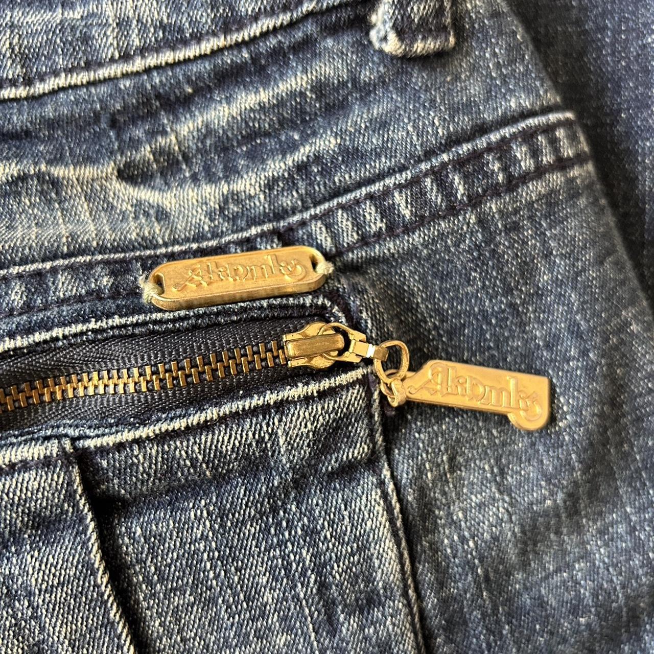 Akademiks Jeanius Bootcut Jeans Size 32 Snap Pockets... - Depop