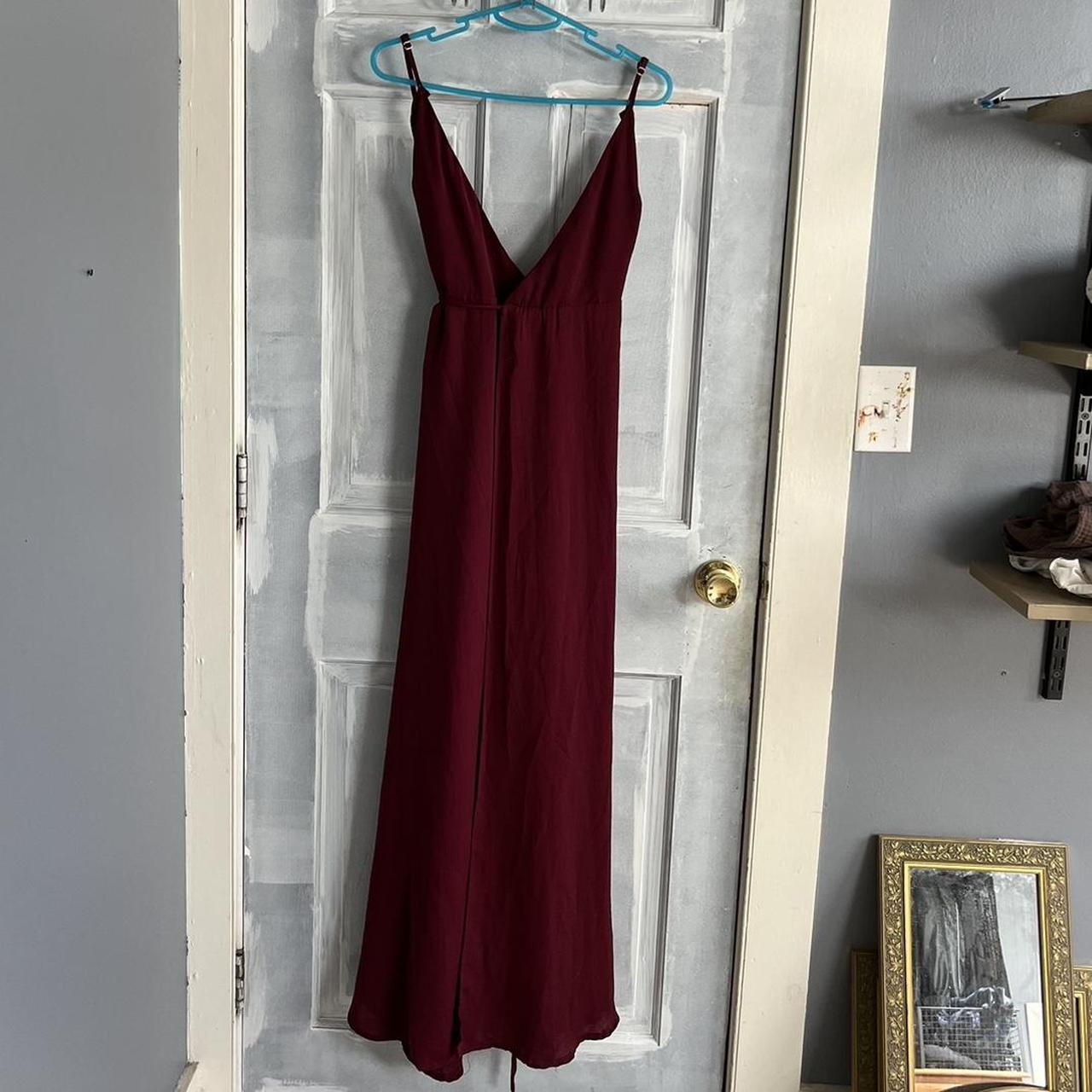 Red Showpo Maxi Dress Worn Once Fits Size Four But Depop