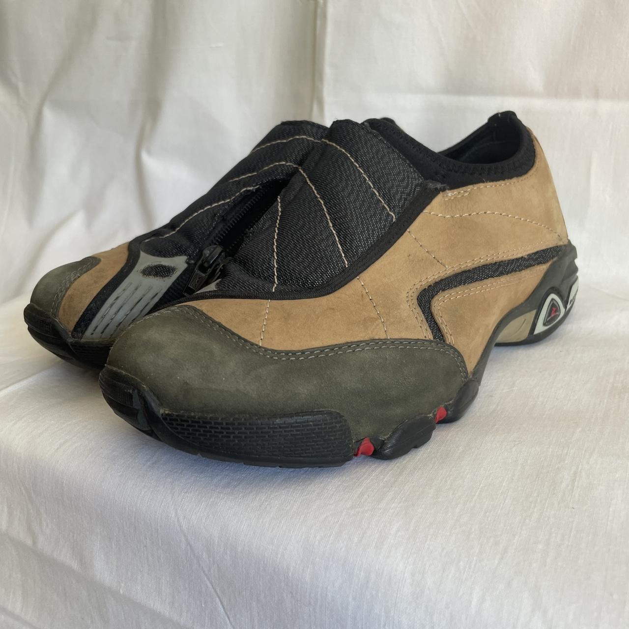 y2k utility 2000s ecco receptor shoes size: cant... - Depop