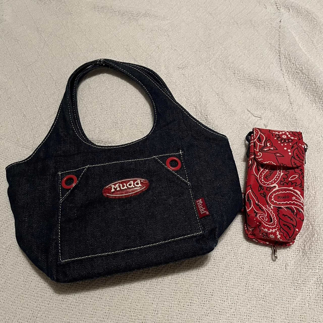 cute y2k denim mudd bag!! + little id holder and... - Depop