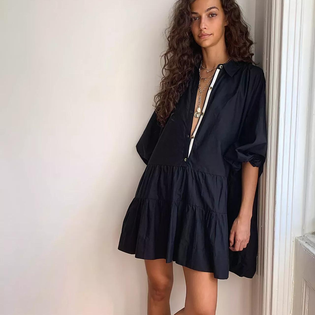 Free People Misha Mini Dress in Black Size XS RRP... | Depop