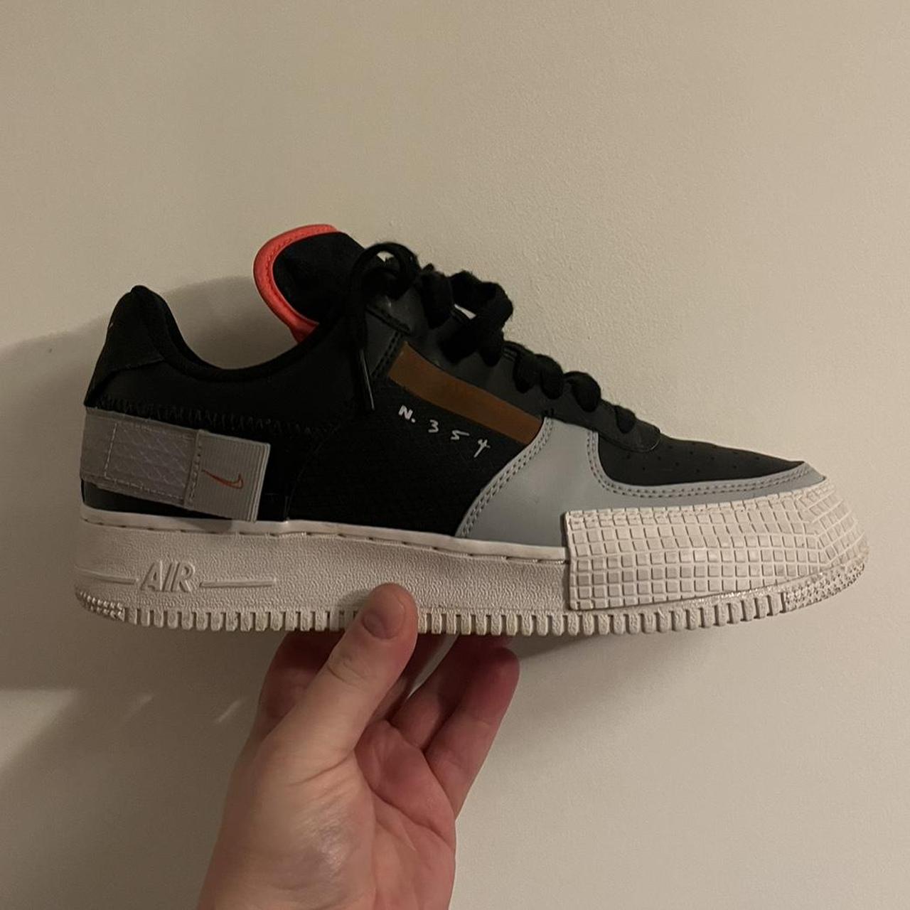 Rare Nike Air Force 1 Type N354 - Black, White,... - Depop