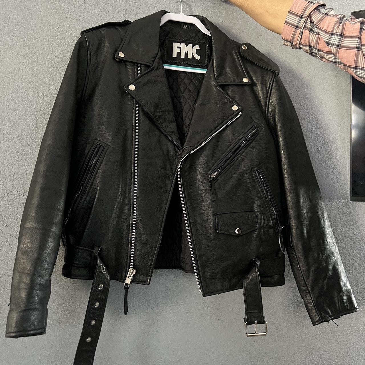 FMC Leather Jacket #leather - Depop
