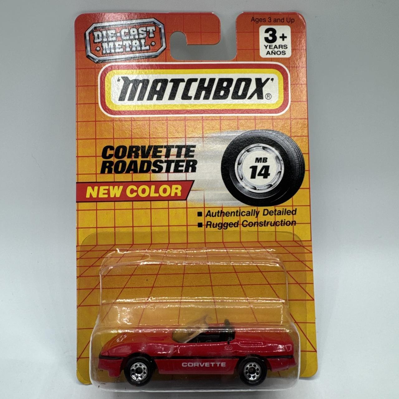 1993 Matchbox Corvette Roadster Red New Sealed | Depop