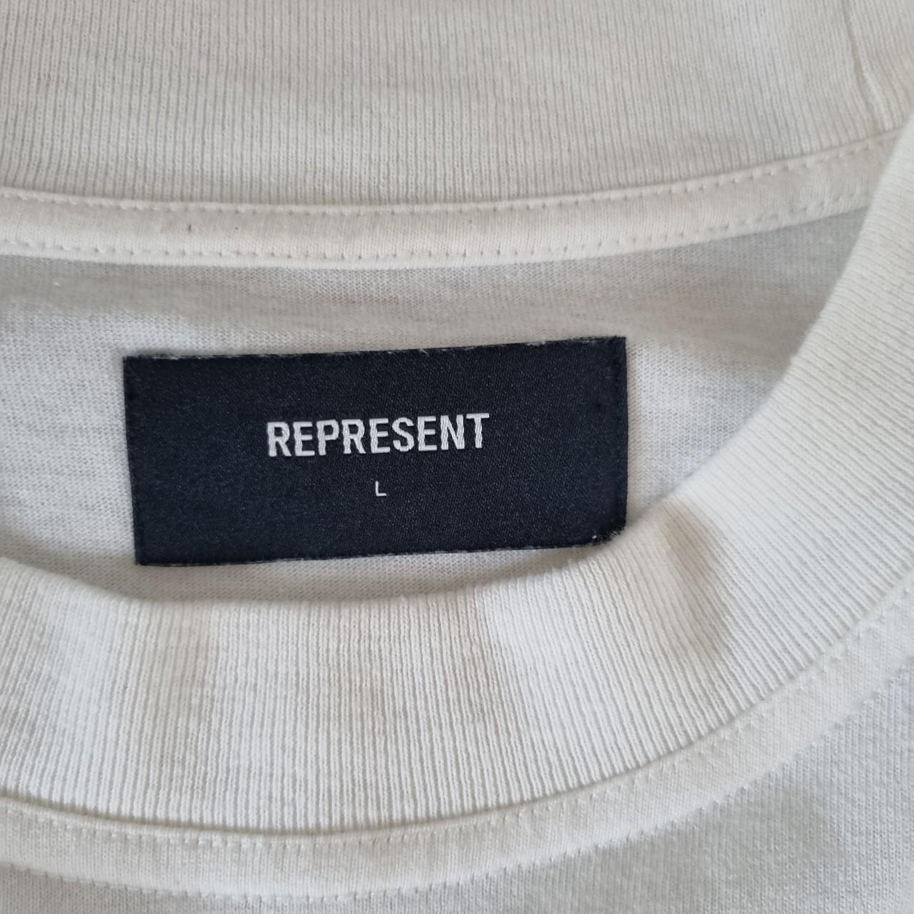 Represent Men's Cream T-shirt | Depop