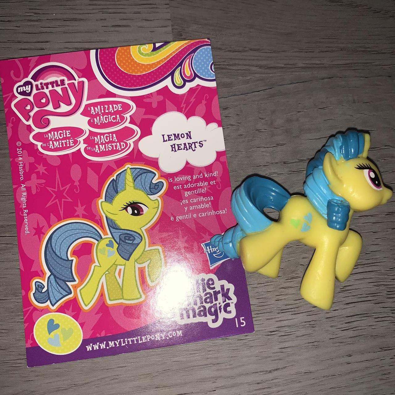 My Little Pony Yellow and Blue Action-figures-playsets | Depop