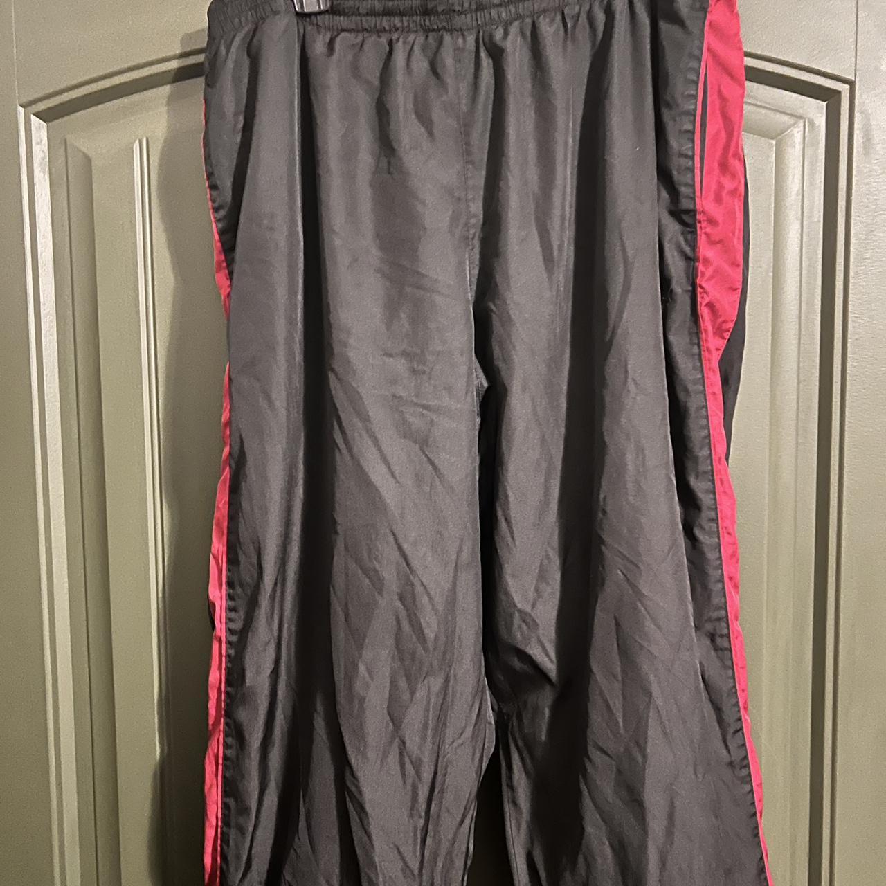 Black and red Starter sweatpants streetwear, may... | Depop