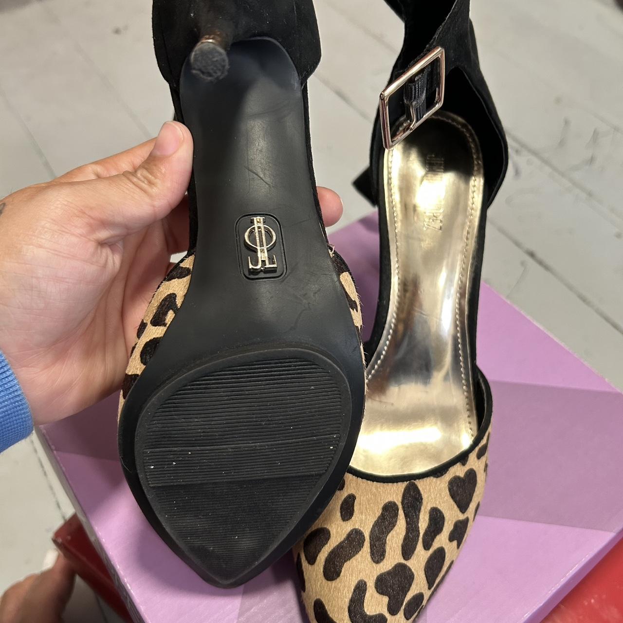 jennifer lopez heels . size 10 leopard print | Depop