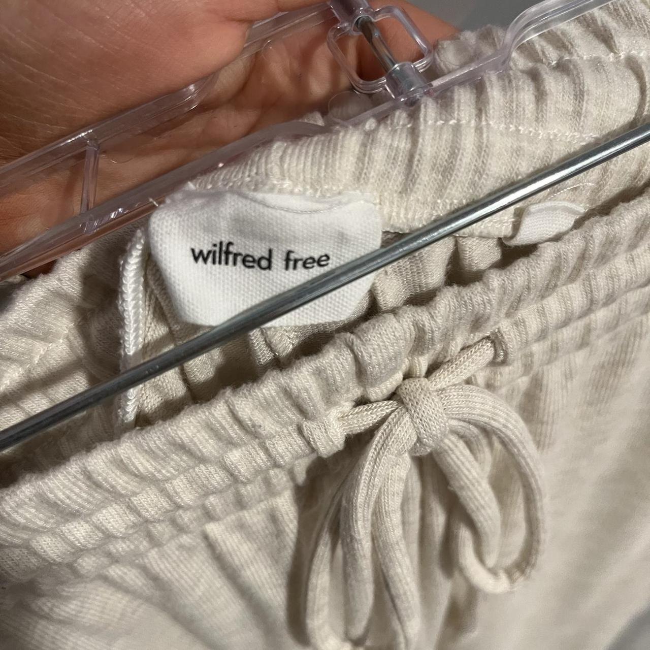 aritzia wilfred free lounge pants in cream color no... - Depop