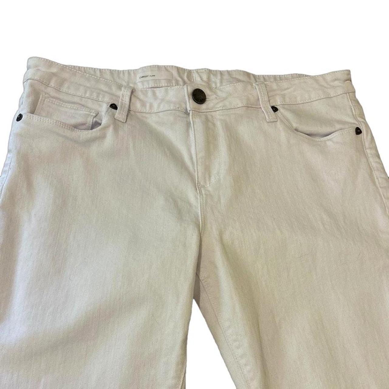 Kut from the Kloth Flared Jeans 14 Women White... - Depop