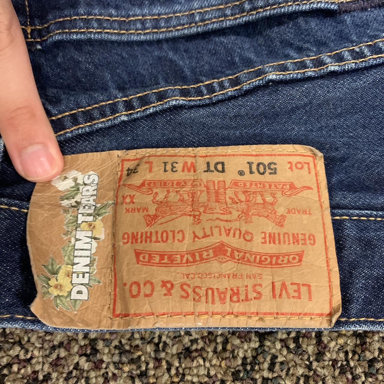 Denim tears 8/10 Small cracking - Depop