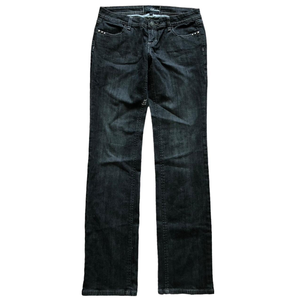 Women’s Fox Racing Denim jeans studded ☠️🖤Size... - Depop