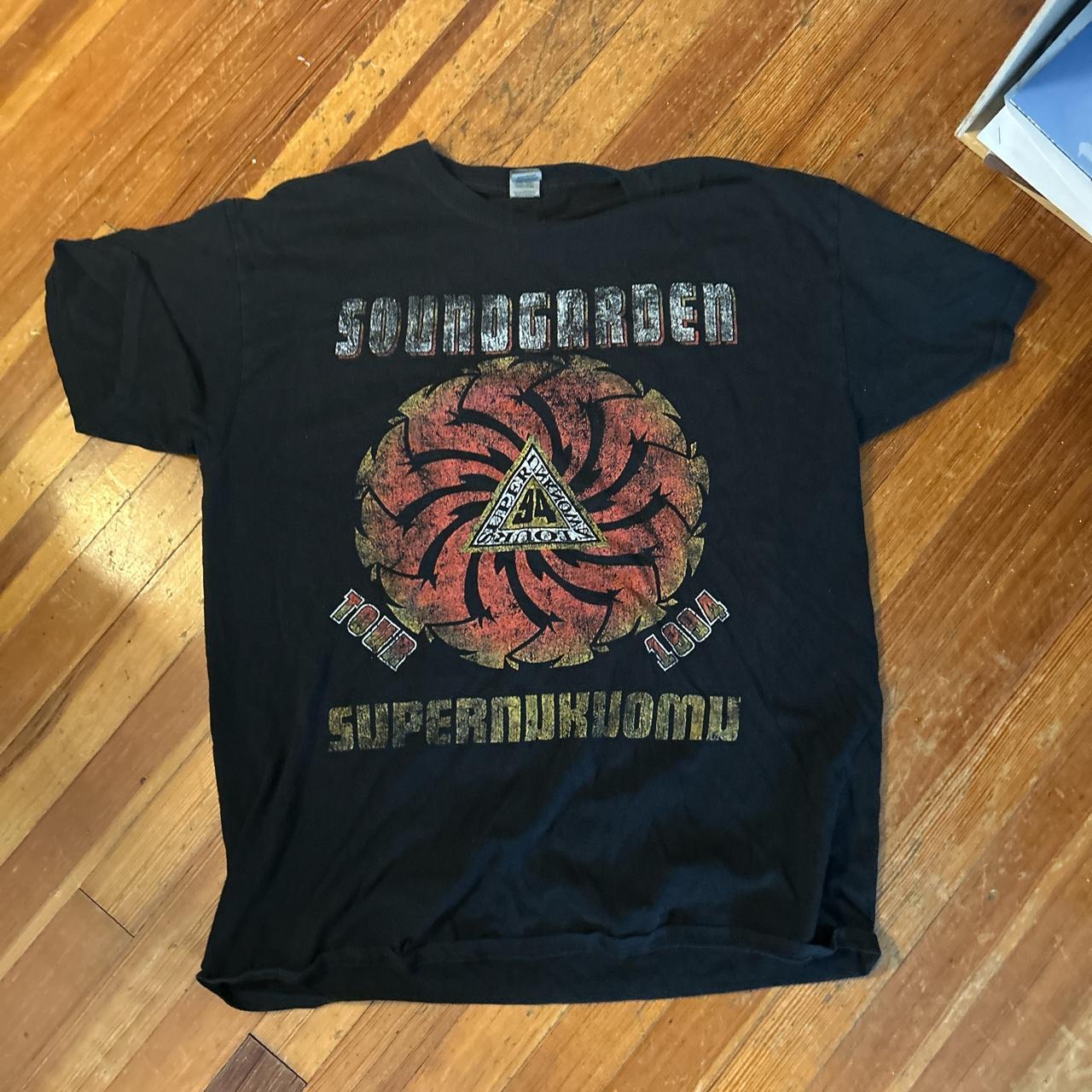 faded soundgarden shirt still super sick... - Depop