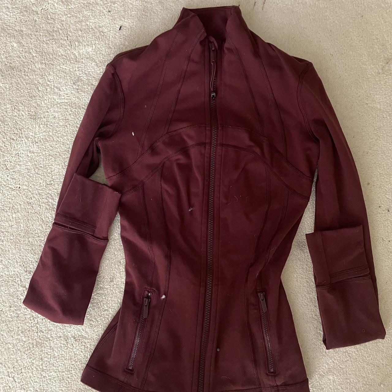 Red merlot define jacket I take offers Discontinued... - Depop