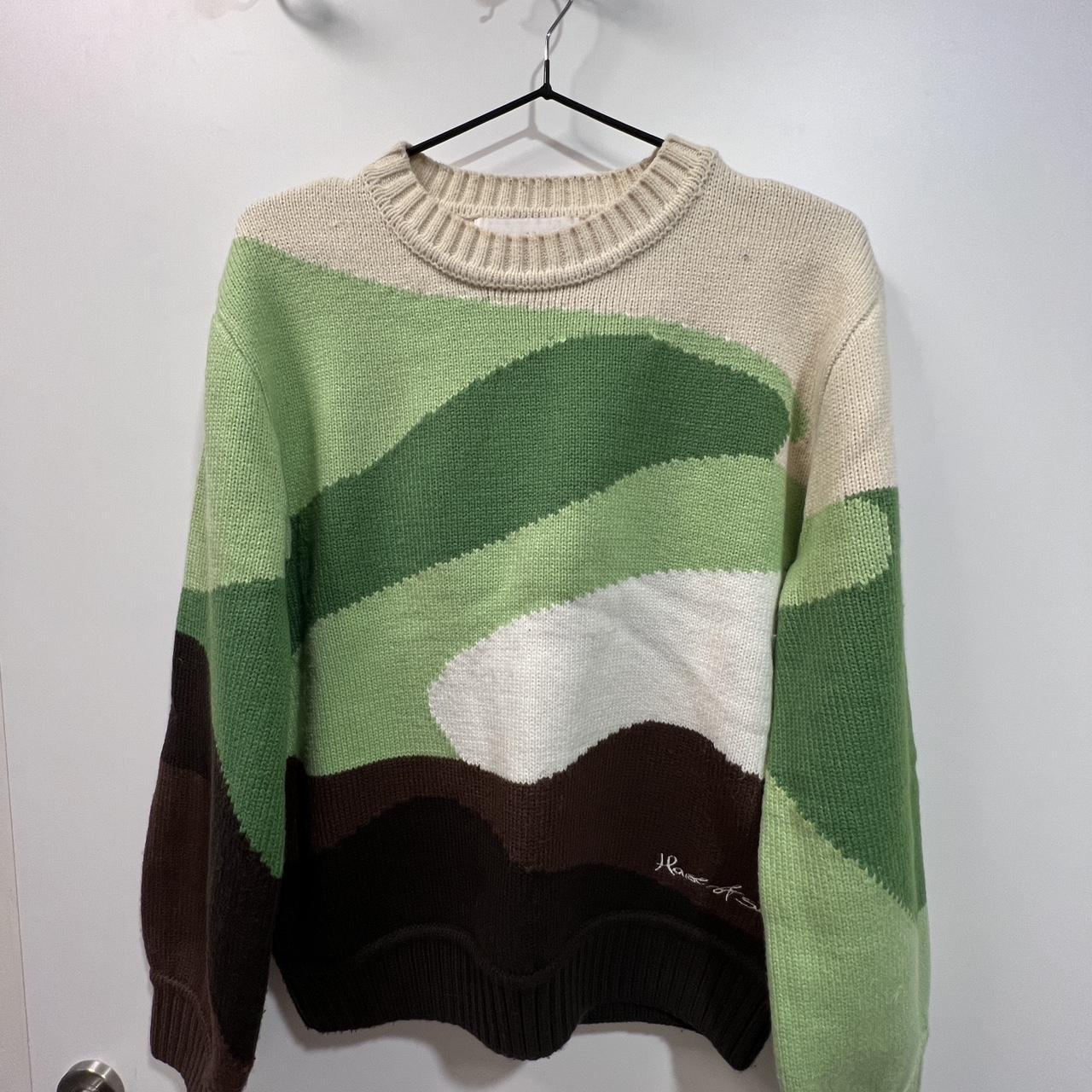 House of Sunny green landscape jumper #houseofsunny... - Depop