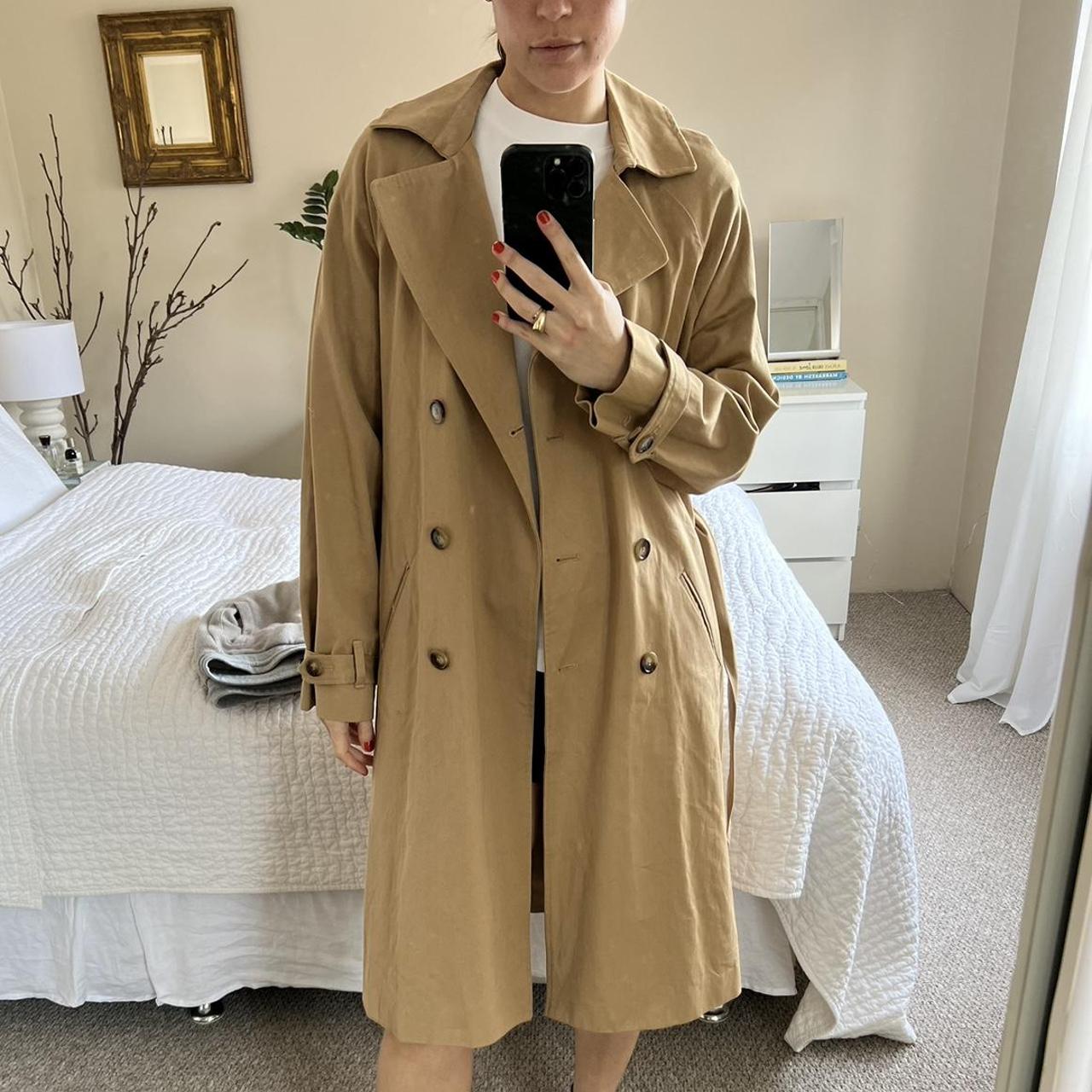 AVAILABLE French Connection Trench Coat Condition:... - Depop